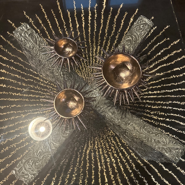 Set of Black Spike Bowls, Handmade Ceramic Conker Bowls, Modern Pottery ...