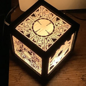 Puzzle Box Lamp - Etsy