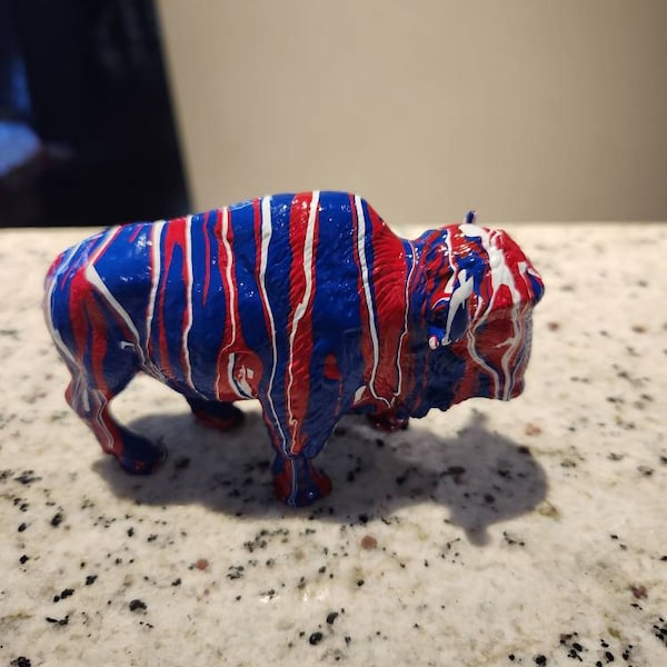 Drip Painted “baby” Football Buffalo! - Etsy