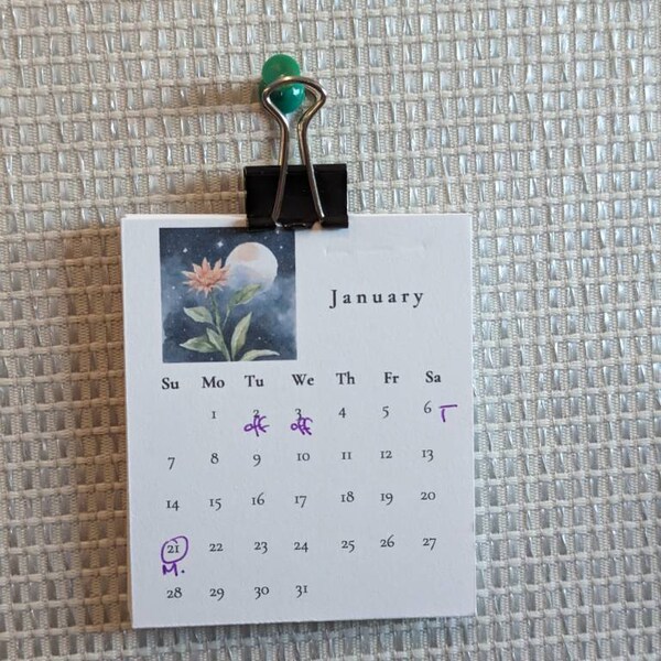 6 Mini Wildflower Cards Set With Envelopes, Floral Mini Cards Set, Tiny ...