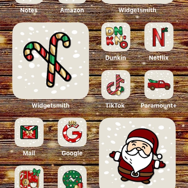 HAND-MADE CHRISTMAS App Icons | Festive Season | Personalized ...