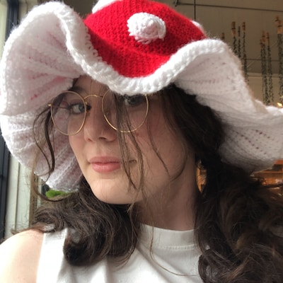 Mushroom Hat Pattern Crochet, Cottagecore Autumn Fall Forest Aesthetic ...