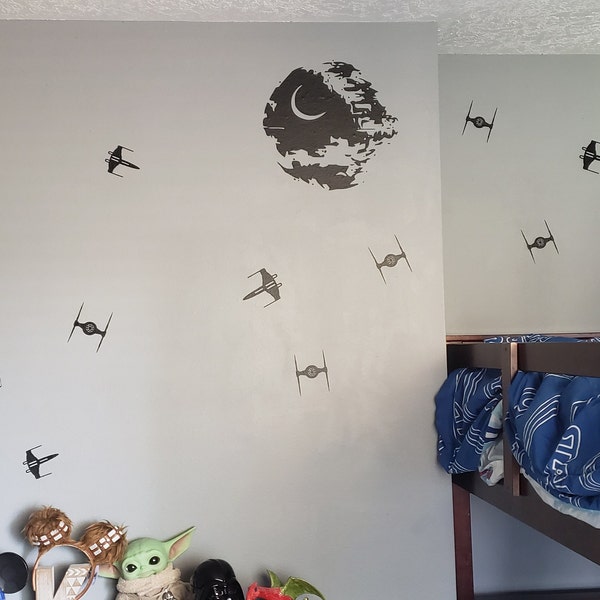 Star Wars Wall Decor Star Wars Wall Decal Star Wars Wall Sticker SG8 - Etsy