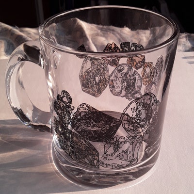 Rose June Birth Flower Glass Iced Coffee Glassware 21st - Etsy