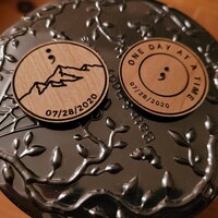 AA Symbol Medallion AA Labyrinth Medallion AA Labyrinth - Etsy