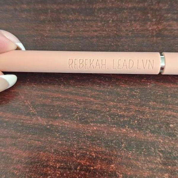 Custom Colored Ink Pens｜personalized Pens｜set of 5 Custom Engraved ...