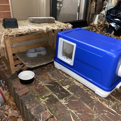 LARGE FERAL CAT Pod/deluxe Heat Heated House Bed Shelter - Etsy