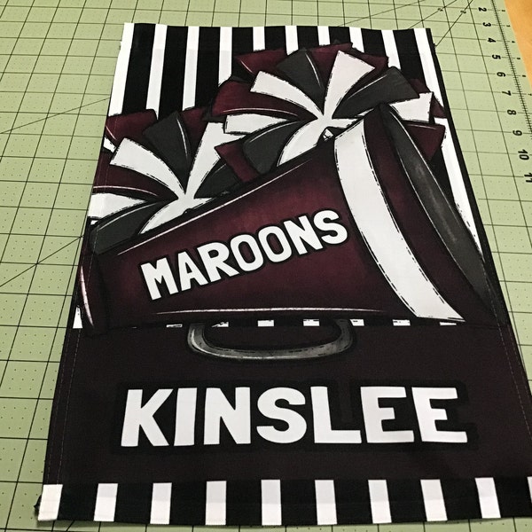 Cheer Garden Flags MAROON Digital Design, INSTANT DOWNLOAD, Png ...