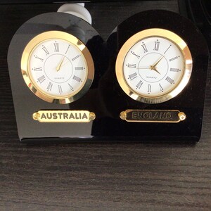 Time Zone Clock. 4 Customizable Zones. Optional Zone Labels. Personal ...