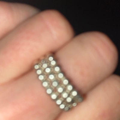 925 Sterling Silver Stretch Rings Stack of 2, Stacked Rings, Womens ...