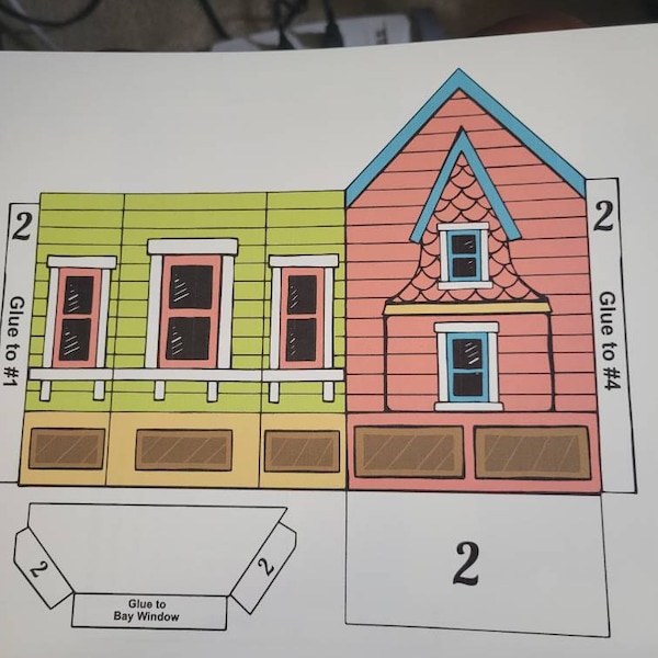 Movie UP Printable Balloon House DIY Craft With Youtube Tutorial Video ...