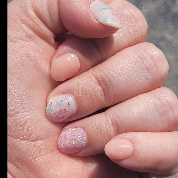 Peaches ‘n’ Cream Bundle- Dip Powder, Dip Powder for Nails, Nail Dip ...