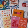 Illustrated Postcard Packs Mini Art Print Set - Etsy