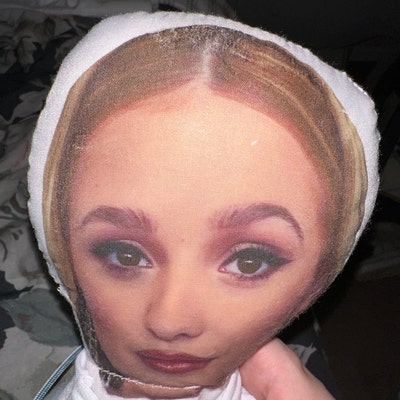 Personalized Photo Face Doll, Custom Picture Comfort Dolls, Talking ...