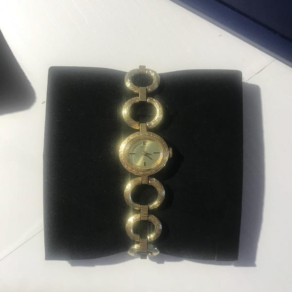 Stunning 1960 Vintage Swiss Ladies Wristwatch Mirus Golden Color Case ...