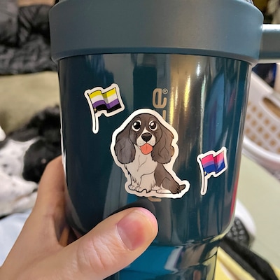 Spaniel Sticker English Cocker, Field, Springer, Chibi Puppy Dog, Vinyl ...