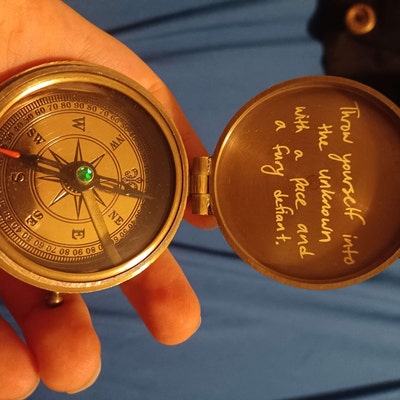 Wedding Gift, Personalized Engraved Compass, Groomsmen Gift, Working ...
