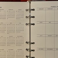 US Letter Monthly Planner Undated Printable PDF Month on - Etsy UK