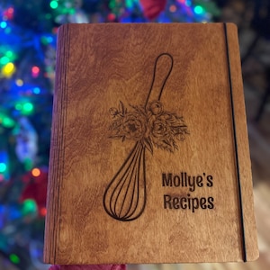 Custom Recipe Journal, Gift for Mom Recipe Book, Chef Personalized ...