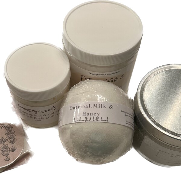 Oatmeal Milk and Honey Lotion for Dry Itchy Skin, Soothing Lotion for ...