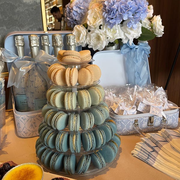 Macaron Tower - Macarons With Tower Stand Included - Babyshower ...