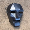 DIY Human Face Mask, Low Poly Paper Craft Template, Printable Human ...