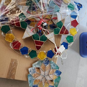 Blue Traditional Bamboo Parol Philippine Christmas Lantern - Etsy