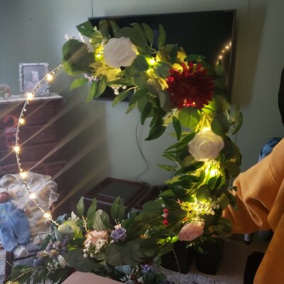 Circular Greenery Wedding Centerpiece - Etsy