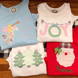 BUNDLE Christmas Tree Trio With Bows & Stars Sketch Stitch Machine ...