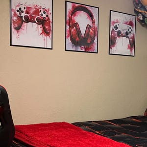 Gaming Gamer Poster, Printable Video Game Wall Art, Digital Video Game ...