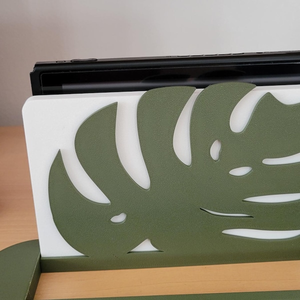 Monstera Nintendo Switch/switch 2 Cover- Elevate Your Desk Setup With ...