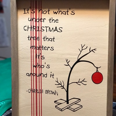 Charlie Brown's Sad Little Christmas Tree Verse SVG Digital Cut File ...