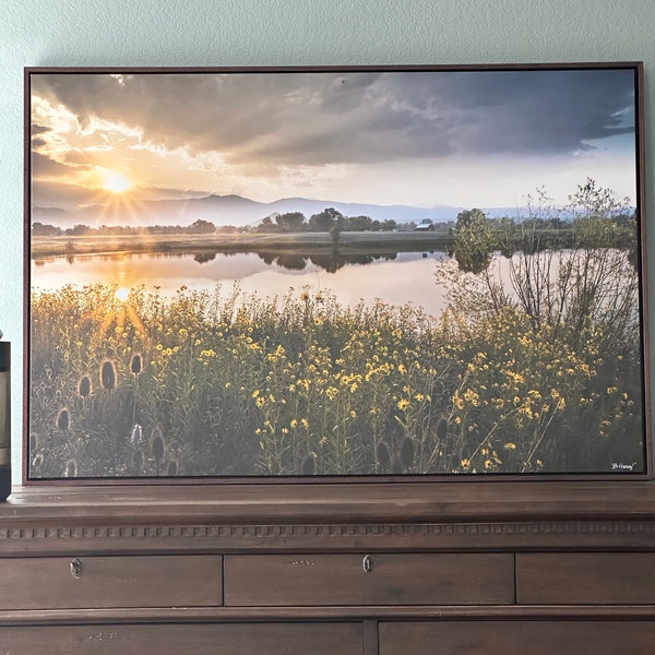 Front Range, Agriculture Photo, Crops, Corn Row, Farm Photo, Wall Art ...