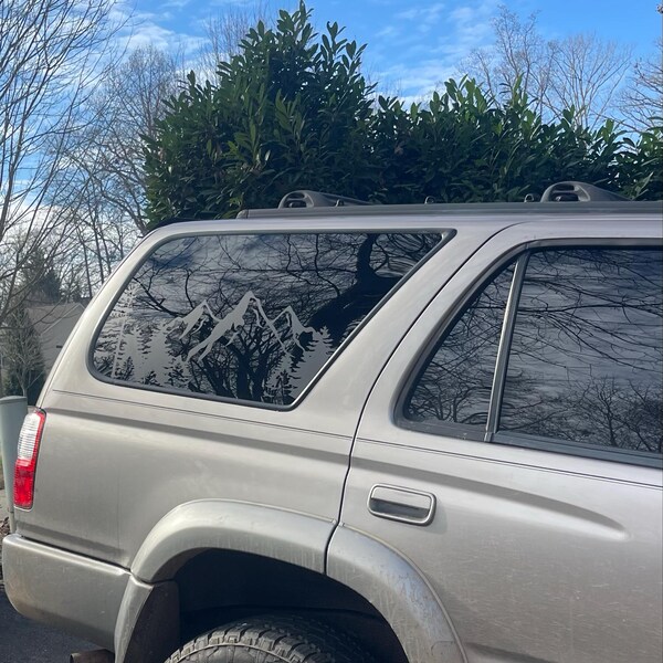 Sunroof Floral Compass Vinyl Window Decal - Etsy