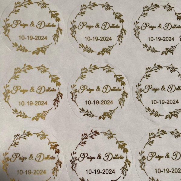 12 3.75x1.4375 Clear Foil Labels Personalized Lash Stickers, Lip Gloss ...