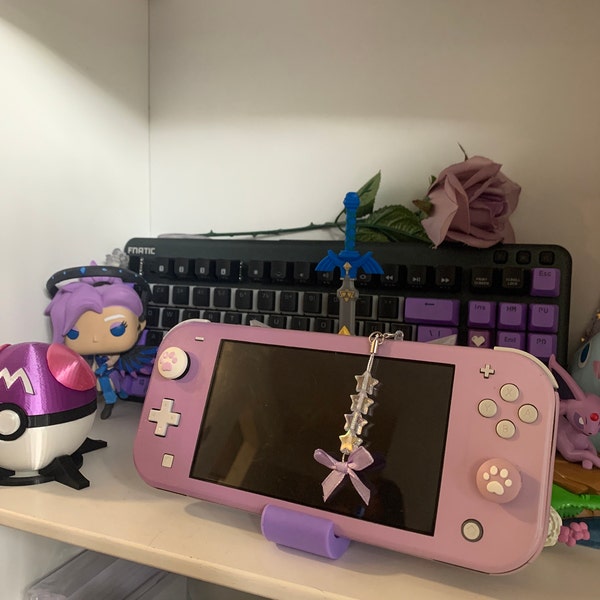 Kawaii Star and Bow Dust Plug Charms Nintendo Switch Charms Phone ...