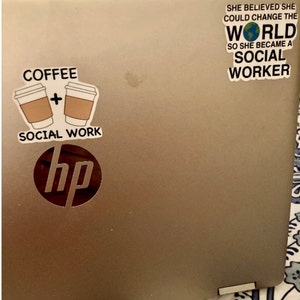 Social Work Sticker Pack Stickers Social Work Social Worker Gift for a ...