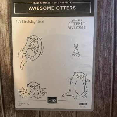 Stampin' up Friendly Hello Photopolymer Rubber Stamp Set Brand New Card ...