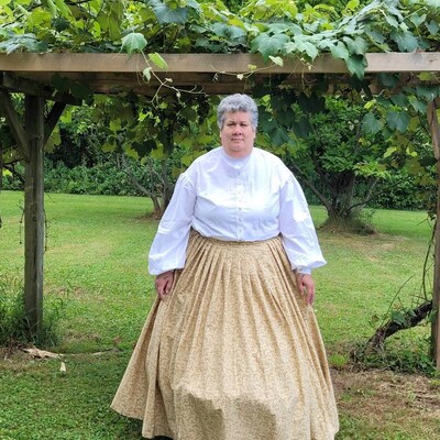 Ladies Civil War Garibaldi Blouse Sizes 6 to 24 Muslin Blouse - Etsy