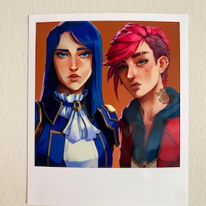Arcane Vi Bubblegum Art Print League of Legends - Etsy