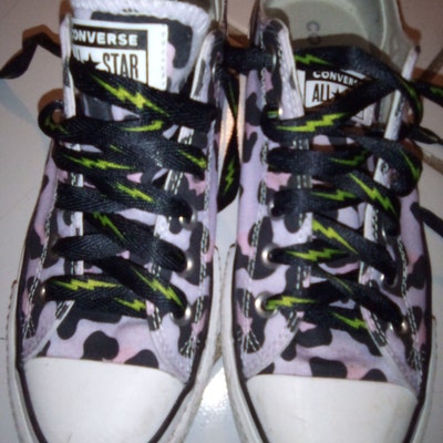 Lightning Bolt Shoelaces, Bolt Laces, Cool Shoelaces - Etsy