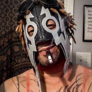 Prowler Mask Wrestling Style Villain Mask Mardi Gras Superhero - Etsy
