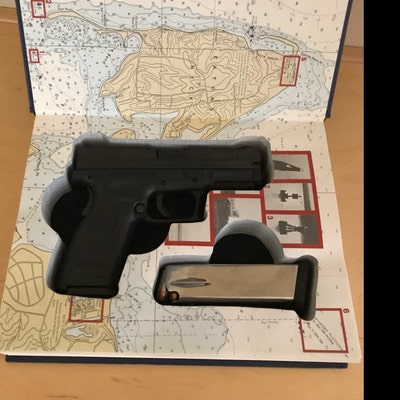 Book Safe for Full-size Handguns Made to Order Hidden Book Gun Case W ...