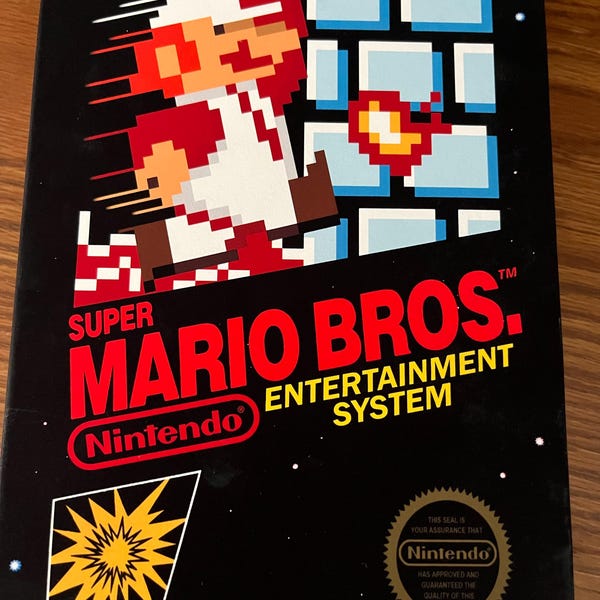 Super Mario Bros. 3 Left Variant Replacement Box Nintendo NES Highest ...