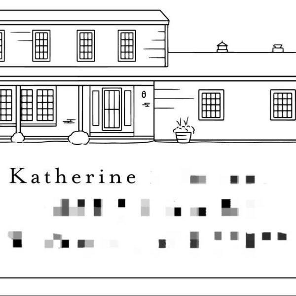 Custom House Return Address Stamp - Self Inking or Wood and Ink ...