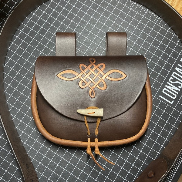 Leather Viking Belt Pouch Pattern / Digital Download / Viking Serpent ...