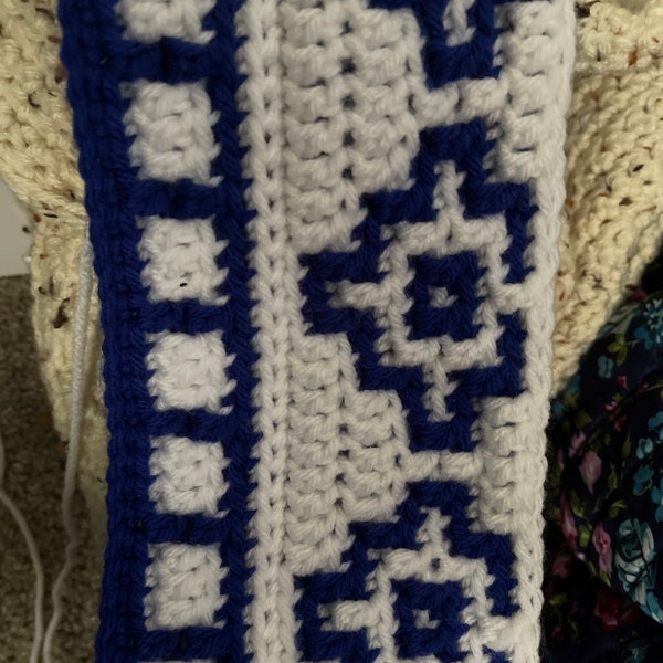 Berber Afghan - Overlay Mosaic Crochet PATTERN - Digital Download in ...