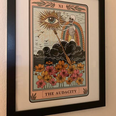 The Audacity Tarot Framed Print, the Audacity Tarot Card Poster ...
