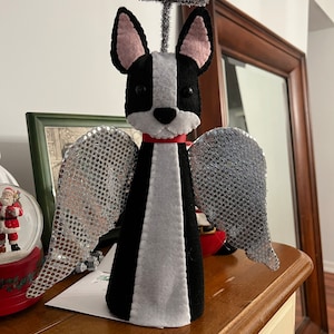 Black Poodle Christmas Tree Topper - Etsy