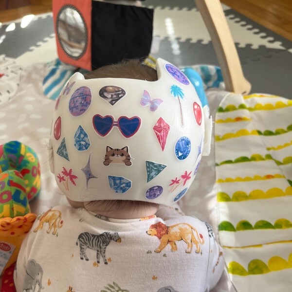 Sports Cranial Band Boy Decal Football Basketball Baseball Cranial ...